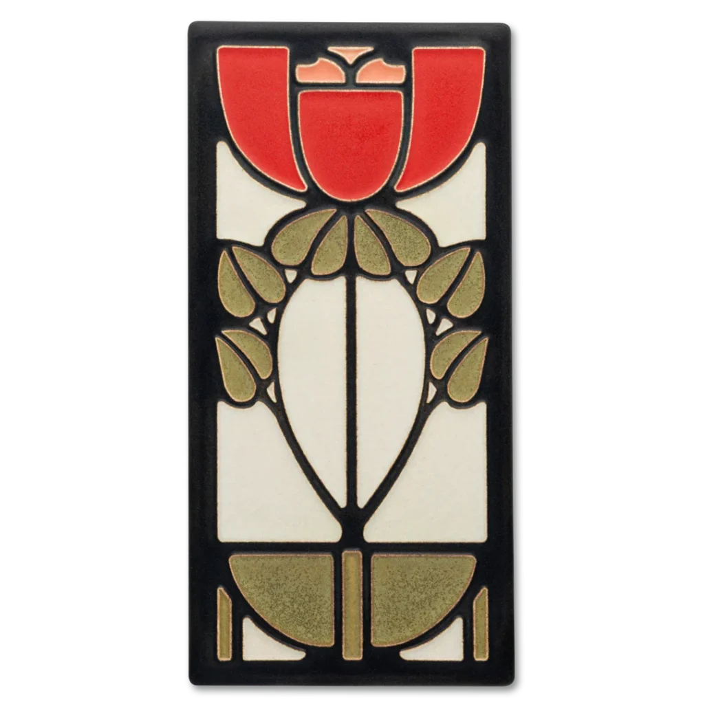 Bell Flower Tile – 4×8″ – Stickley Museum