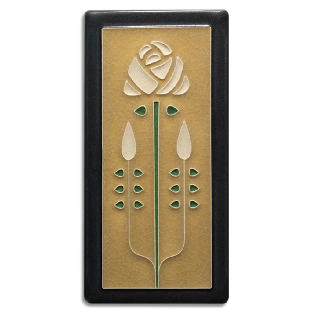 Long Stem Rose Tile (4×8″) – Stickley Museum