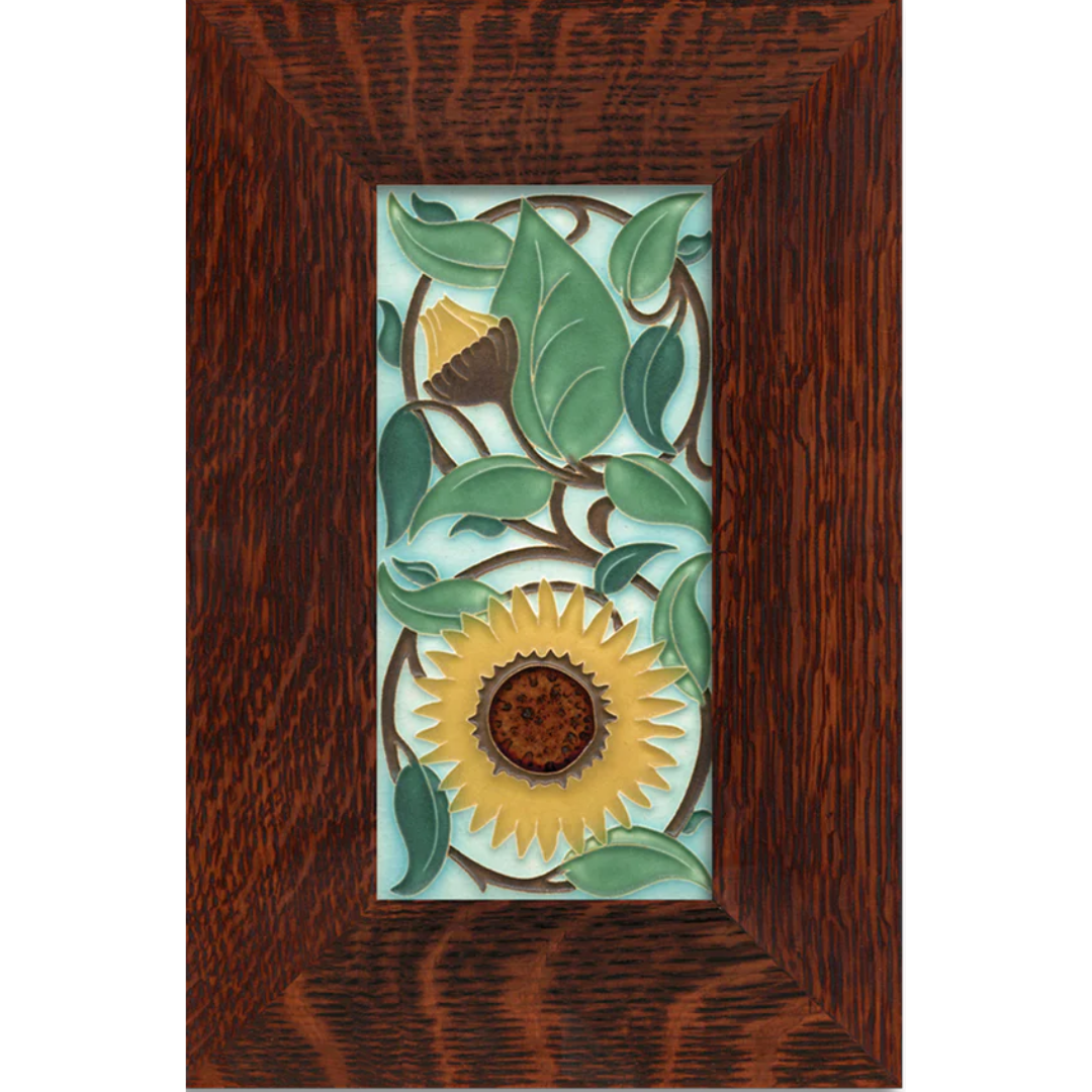 Sunflower Tile 4 8 Stickley Museum Sunflower Tile 4 8 Stickley Museum