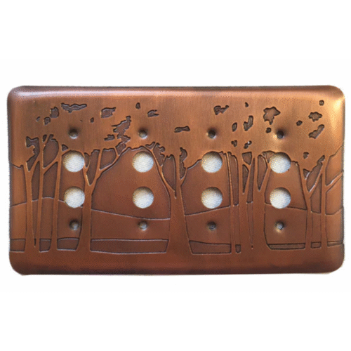 Copper Push Button Switch Plate – Landscape – Stickley Museum