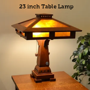 Craftsman Style Lamp – Add-on: Pewter Oak Leaf Medallion – Stickley Museum
