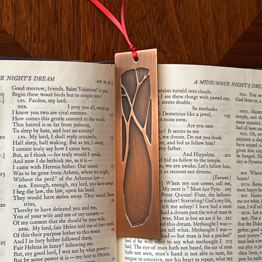 Copper Bookmark – Art Nouveau – Stickley Museum