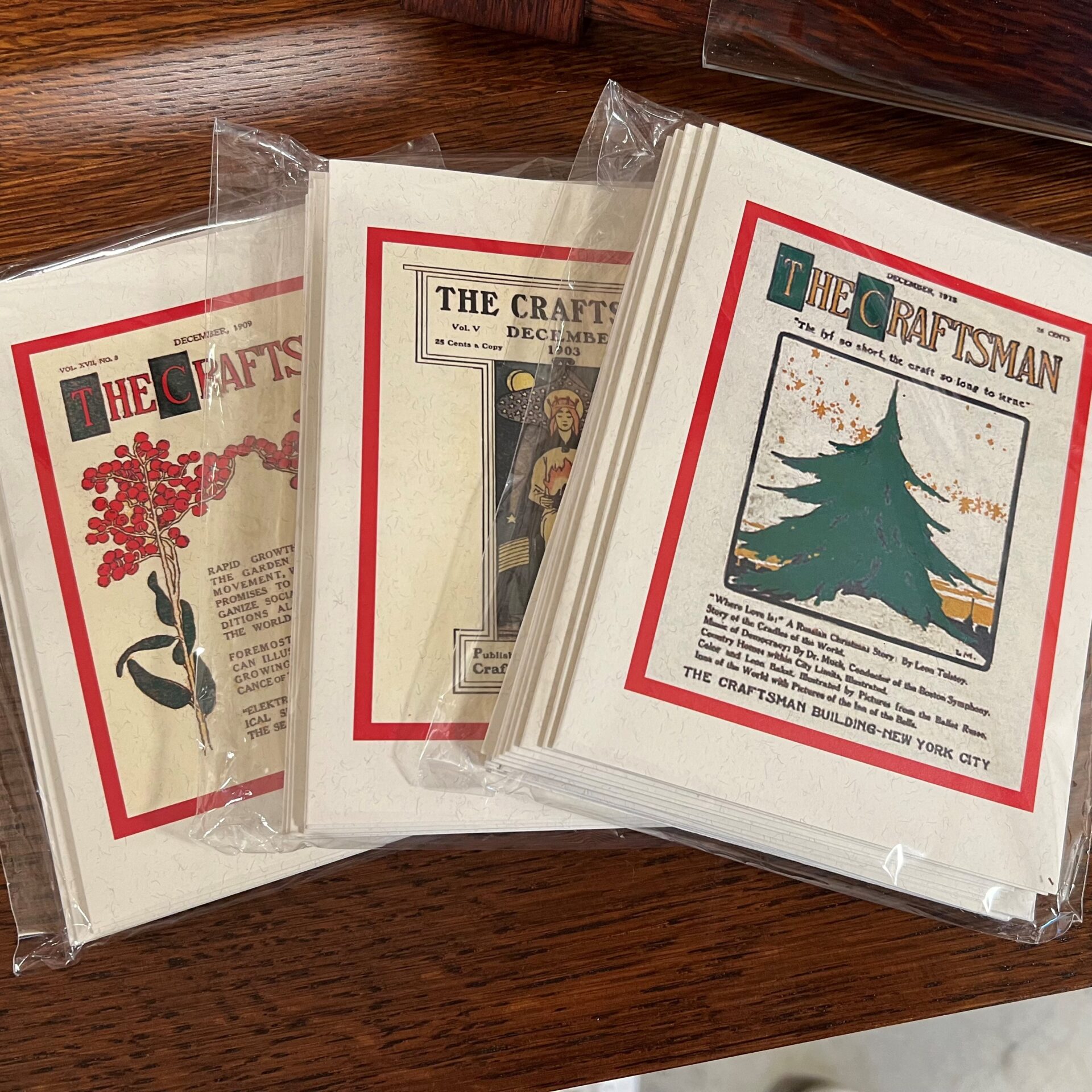 Holiday Cards – Craftsman Cover Assorted (set of 6) – Stickley Museum