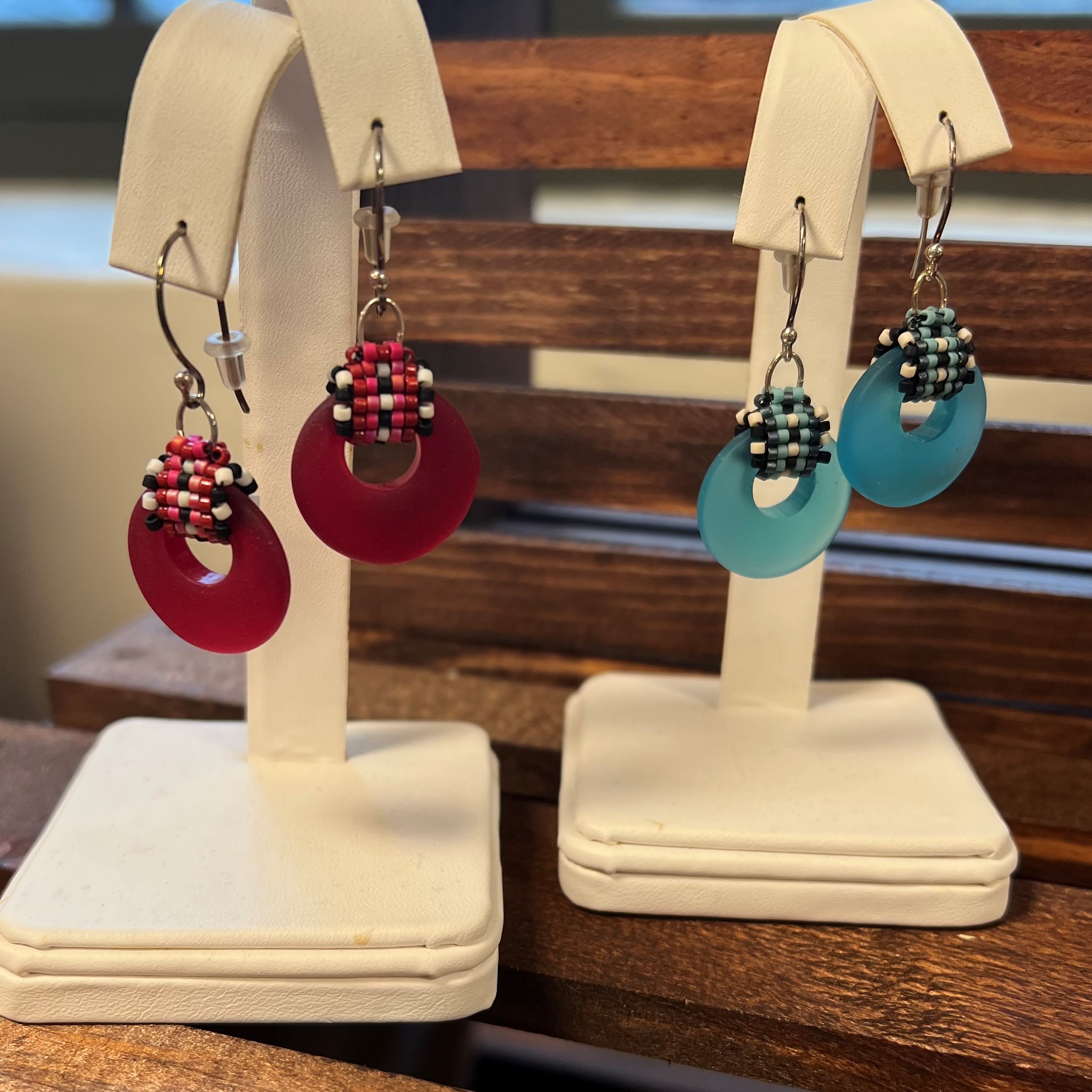 Sheila Fernekes – Sea Glass Earrings – Stickley Museum