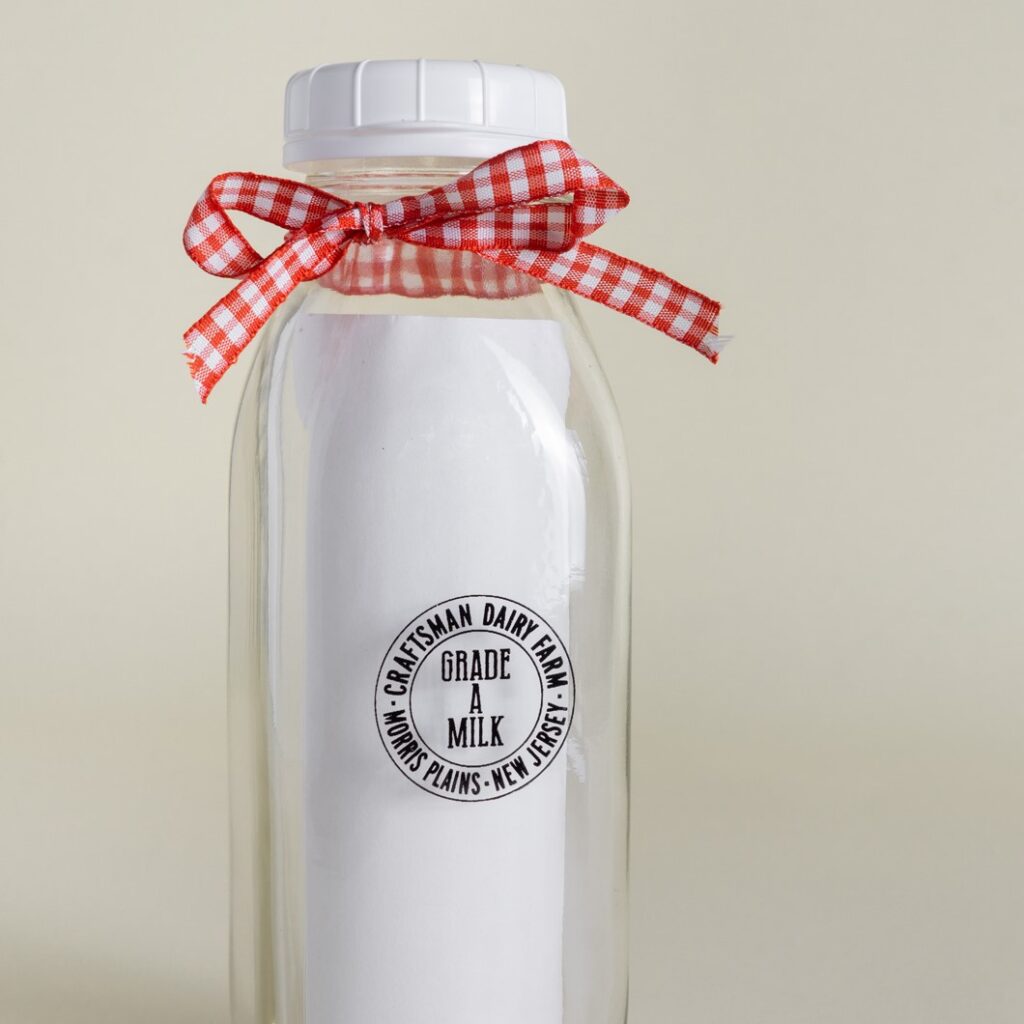 Mini Milk Bottle – Craftsman Dairy Farm – Stickley Museum