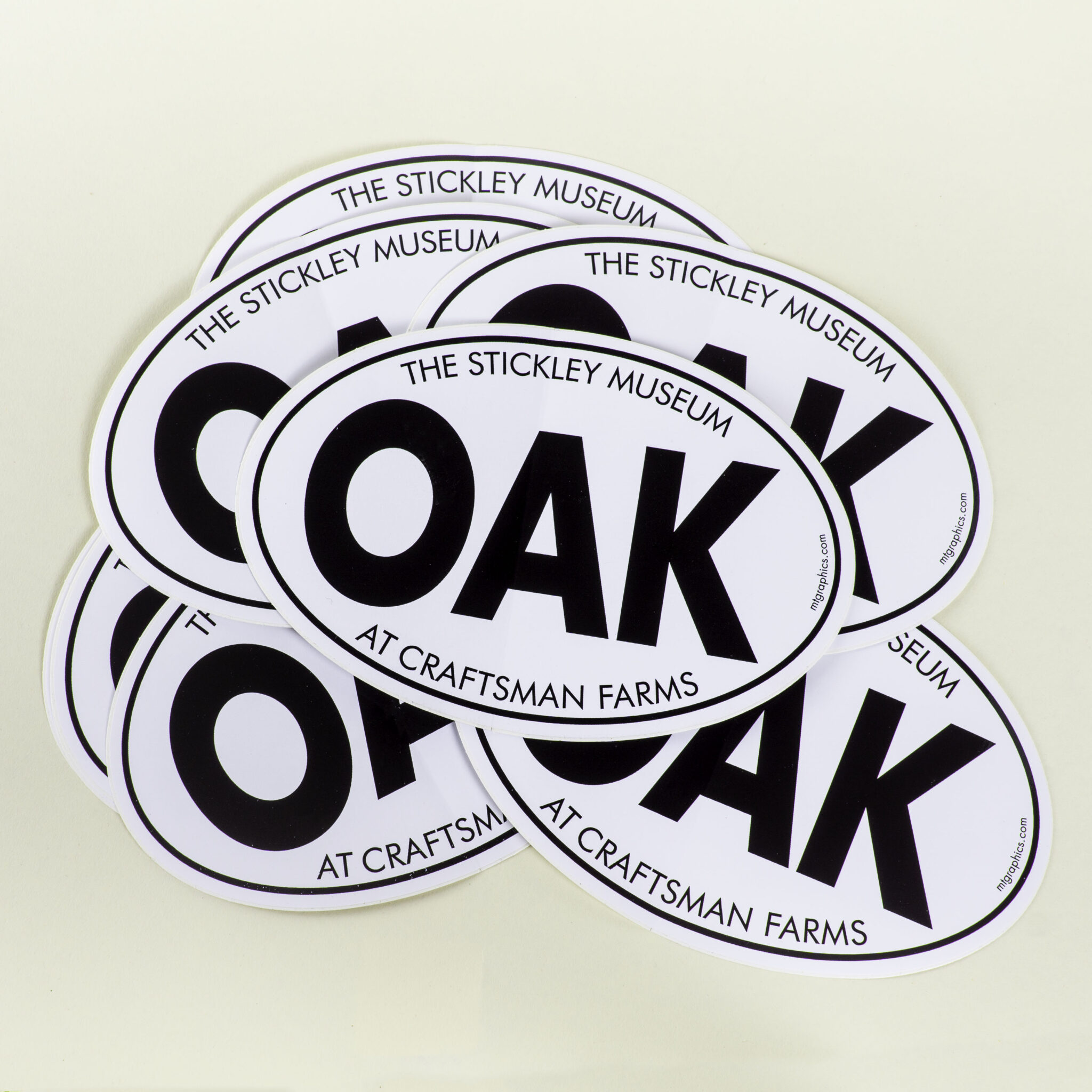 Museum Car Sticker – OAK – Stickley Museum