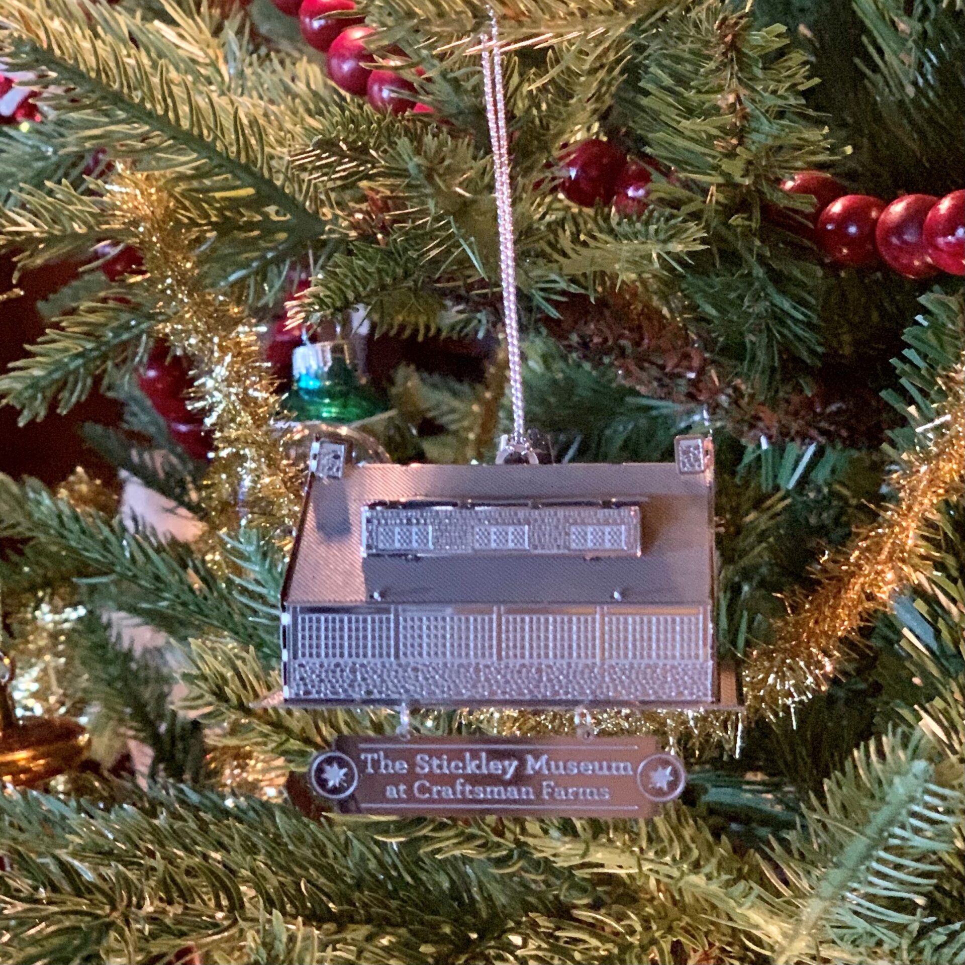 Log House Museum Ornament – Stickley Museum