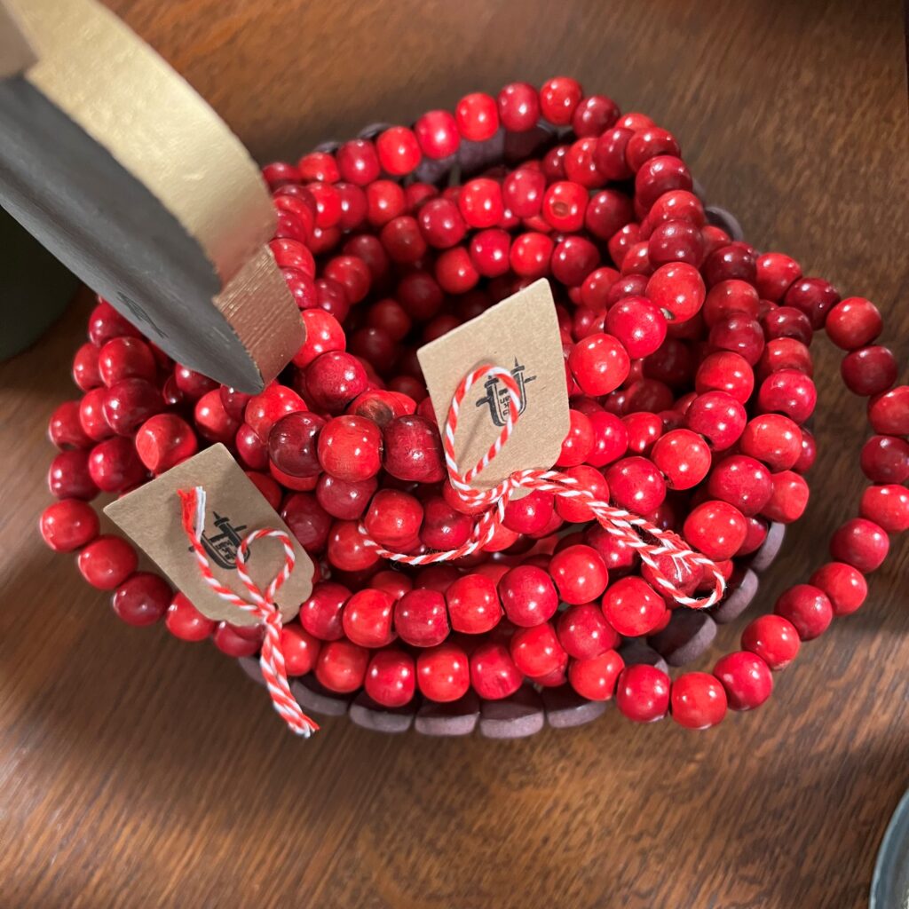 Wooden Bead Garland 108″ – Stickley Museum