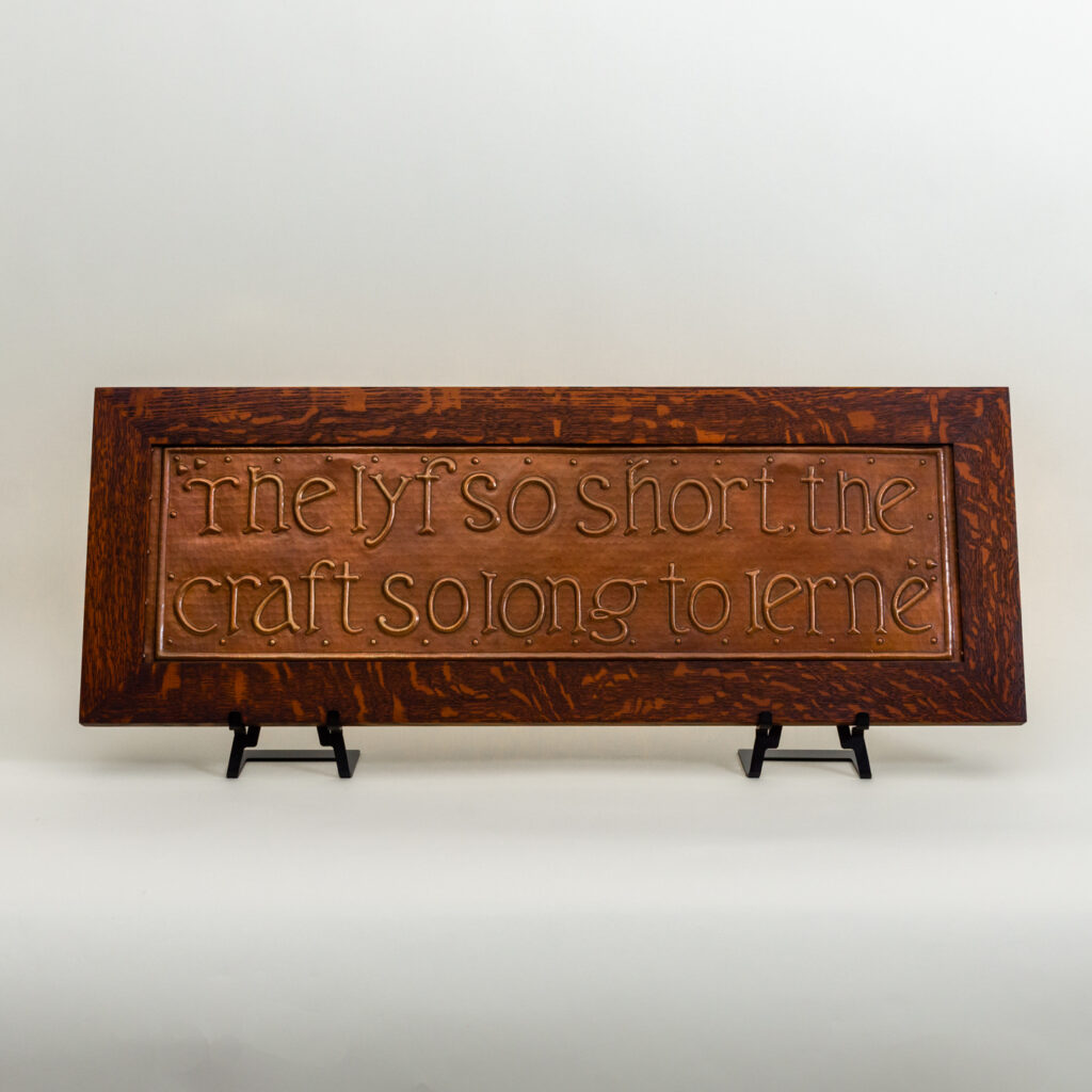 Copper Banner – “The lyf so short, the craft so long to lerne ...